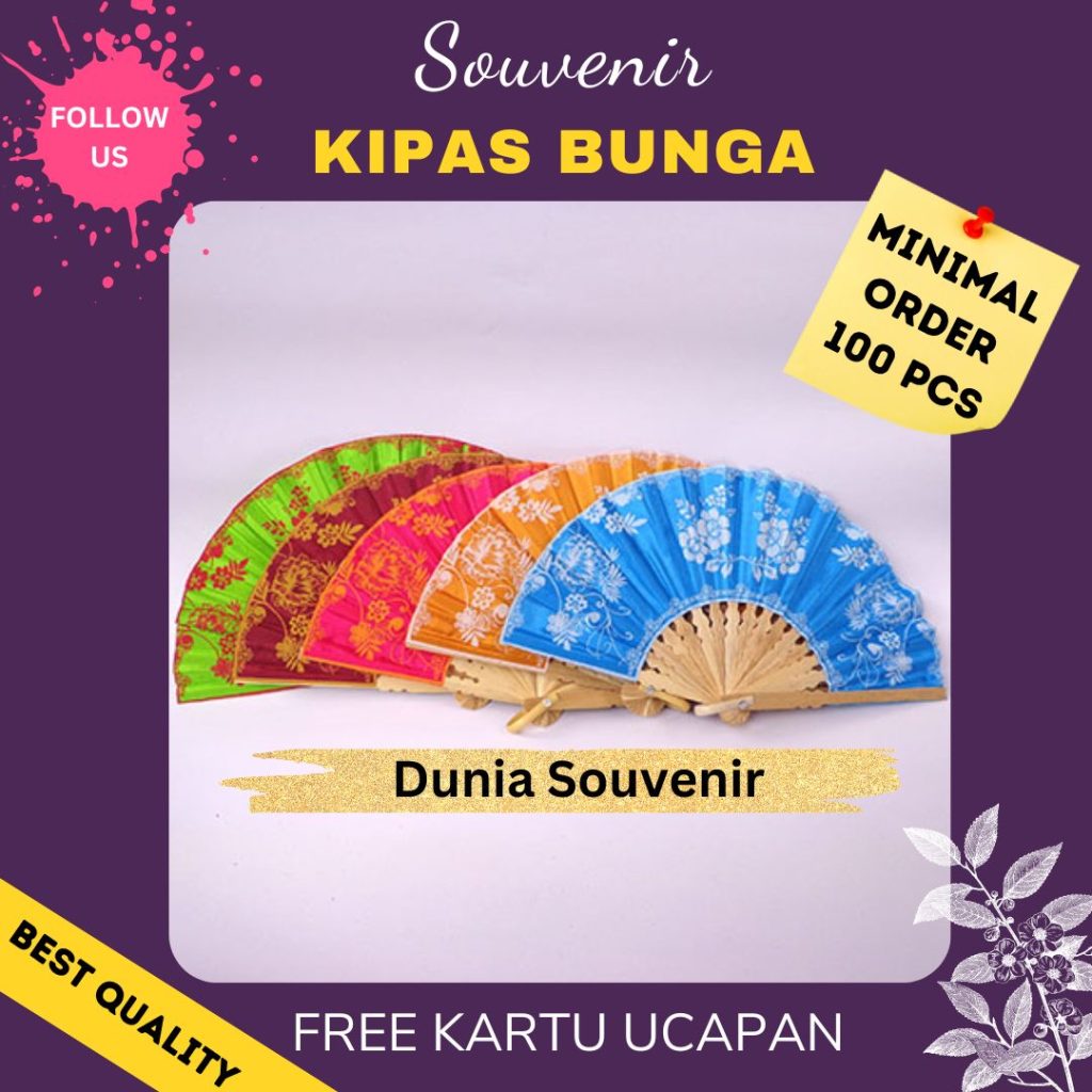 Kipas Bunga – Dunia Souvenir