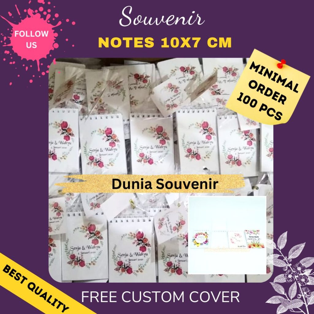 Notes Kecil 10×7 cm – Dunia Souvenir